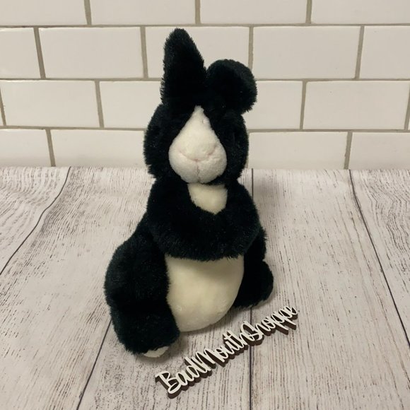 Applause | Toys | Applause Vintage 8s 90s Stuffed Black White Bunny ...